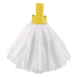 Big White Exel Mop Head Yellow Socket