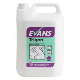 Evans Trigon Unperfumed Hand Wash 5L (Case/2)
