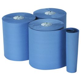 North Shore 1ply Blue Hand Towel Roll 5167 (Case/6)