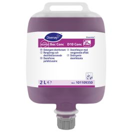 Suma Bac D10 Conc Cleaner & Sanitiser 2L (Case/3)