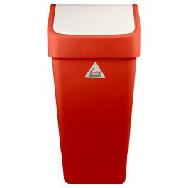 Swing Top Bin Red 50L