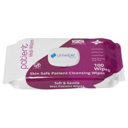 Uniwipe Patient Skin Cleansing Wipes (Pack/100)