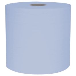 Autocut 1ply Blue Hand Towel Roll 200m (Case/6)