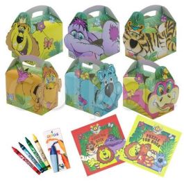 Children's Meal Box - Jungle Lion with Book & Crayons (Case/100)
