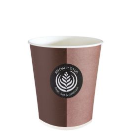 8oz Paper Speciality Coffee Cup (Case/1,000)