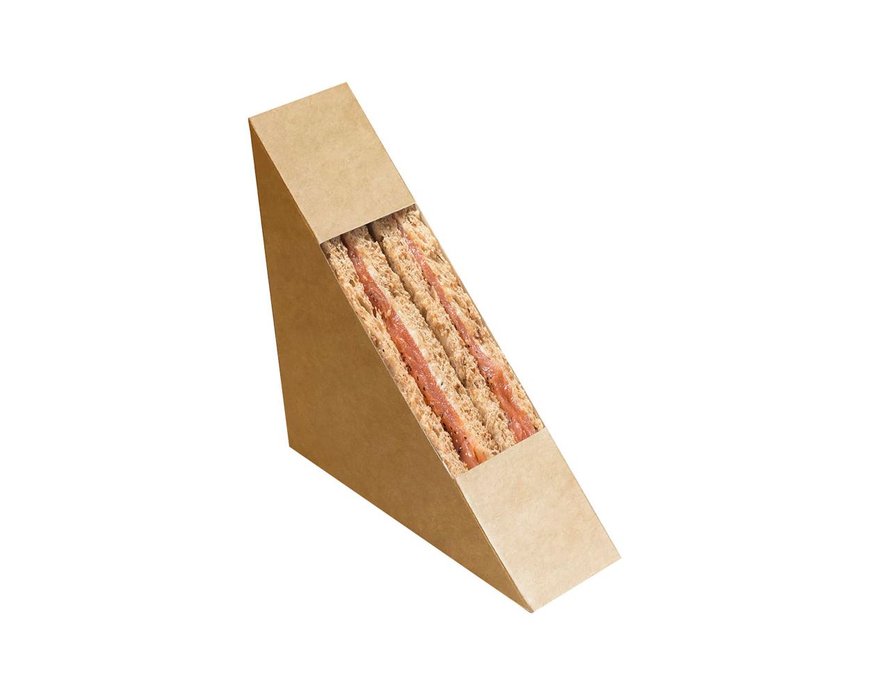 SINGLE SANDWICH WEDGE 38MM KRAFT 01KC/KRAFT/SD38 CASE/500
