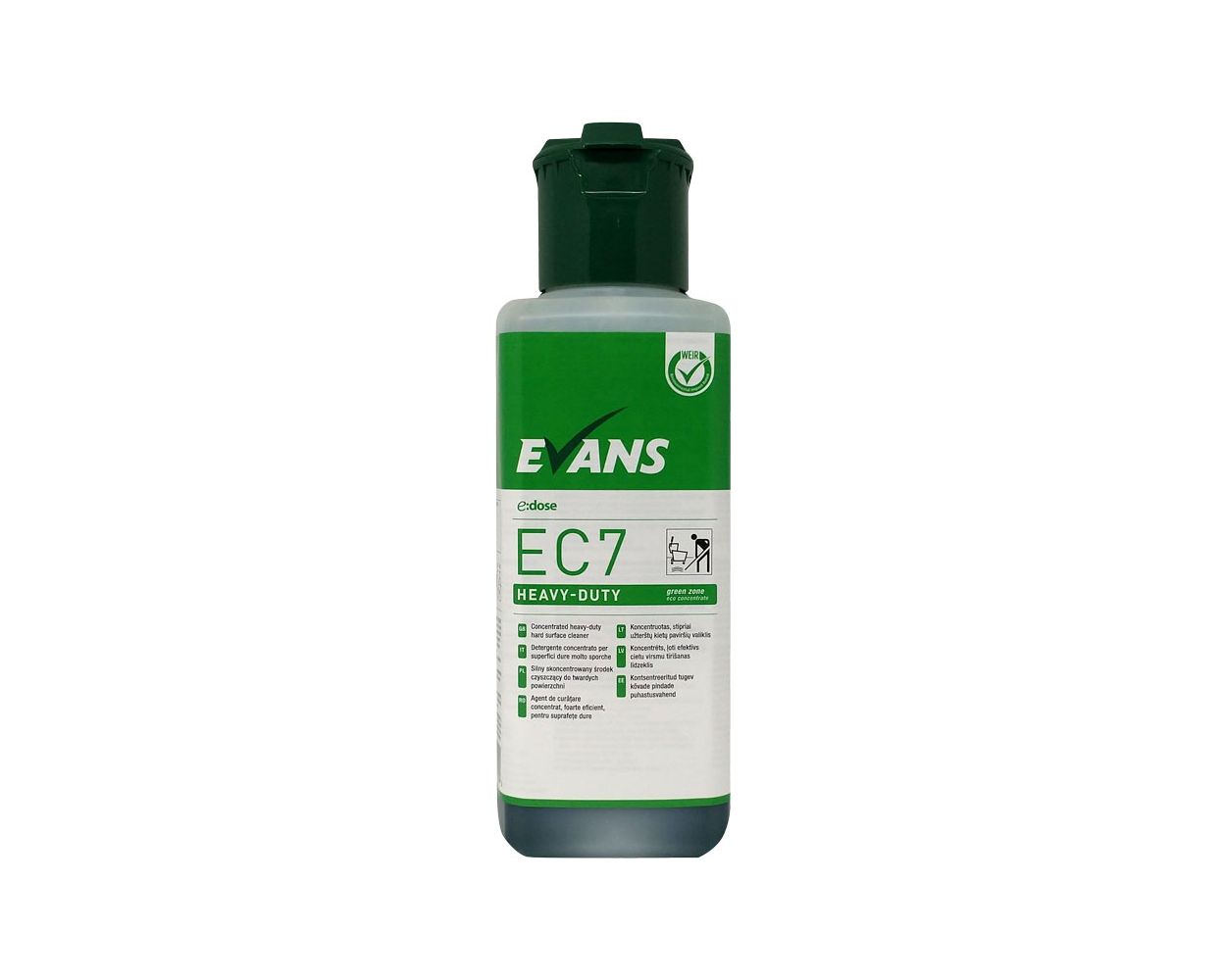 Evans EC7 Heavy Duty Hard Surface Cleaner 1L (Case/4)