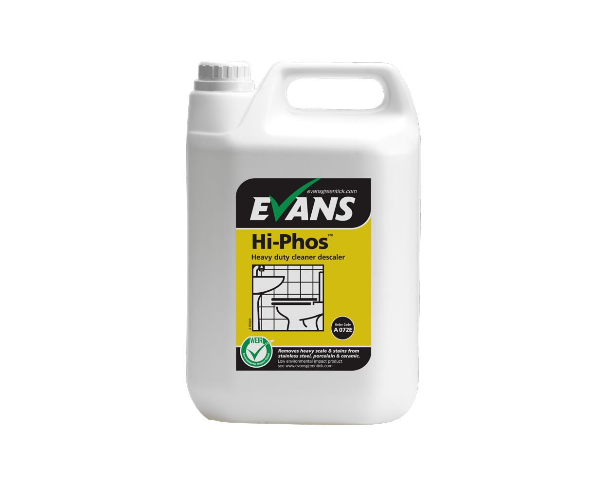 Evans Hi-Phos Toilet Cleaner 5L (Case/2)
